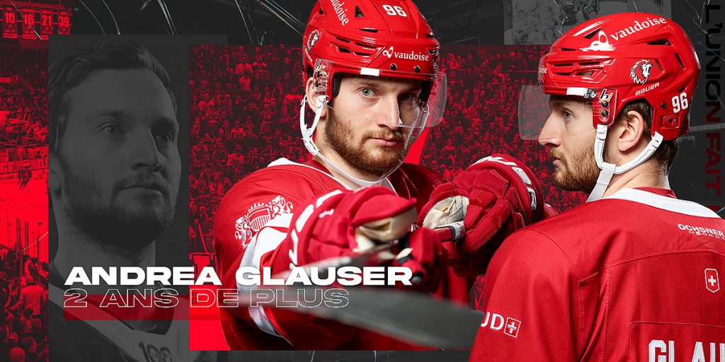 Andrea Glauser sera un Lion jusqu’en 2025 – Lausanne HC