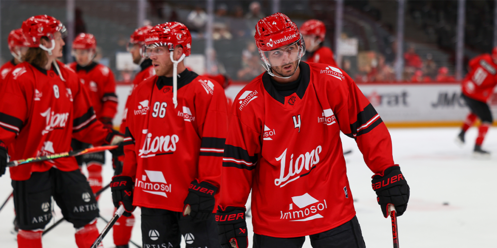 Le Line up du LHC pour affronter le HC Ambri-Piotta – Lausanne HC